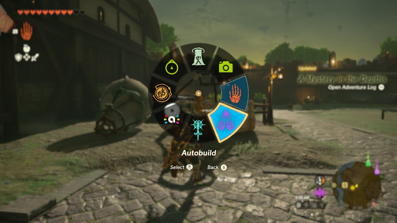 How to get autobuild in Tears of the Kingdom