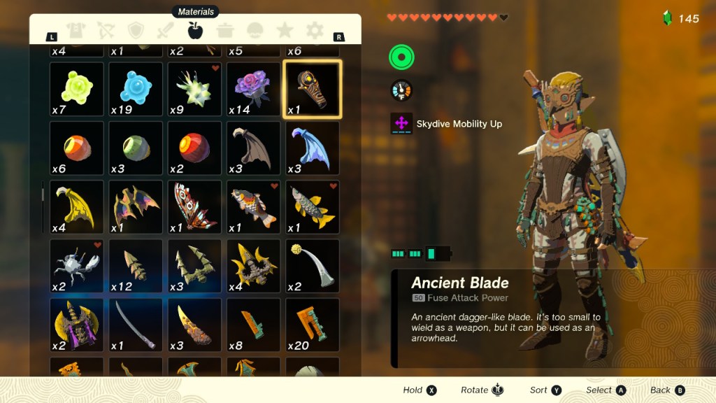 How to get the Ancient Blade in Tears of the Kingdom (Totk)