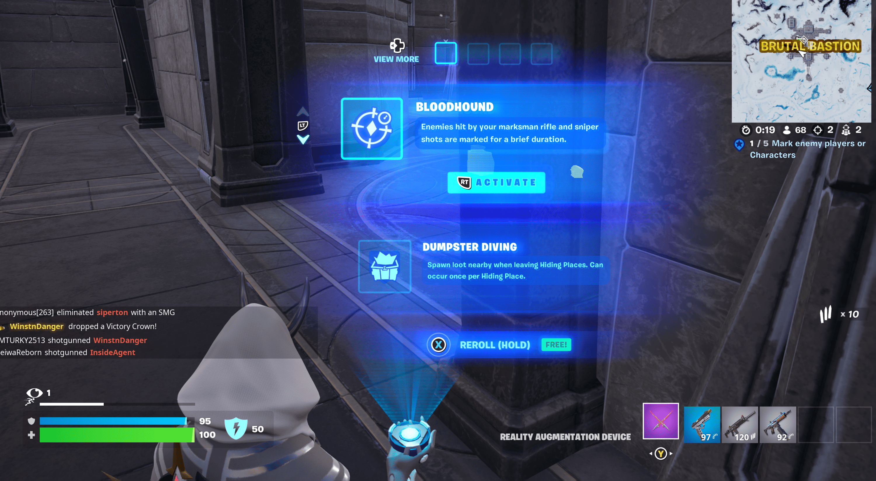 How to mark enemy players or characters in Fortnite Chapter 4 Season 2