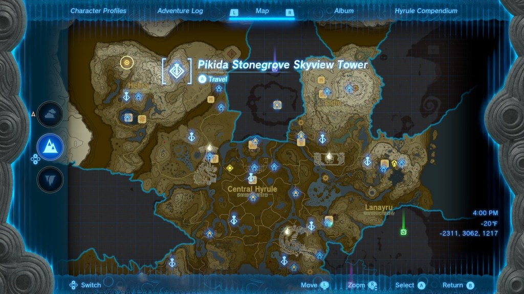 All tower locations and puzzle solutions for Tears of the Kingdom