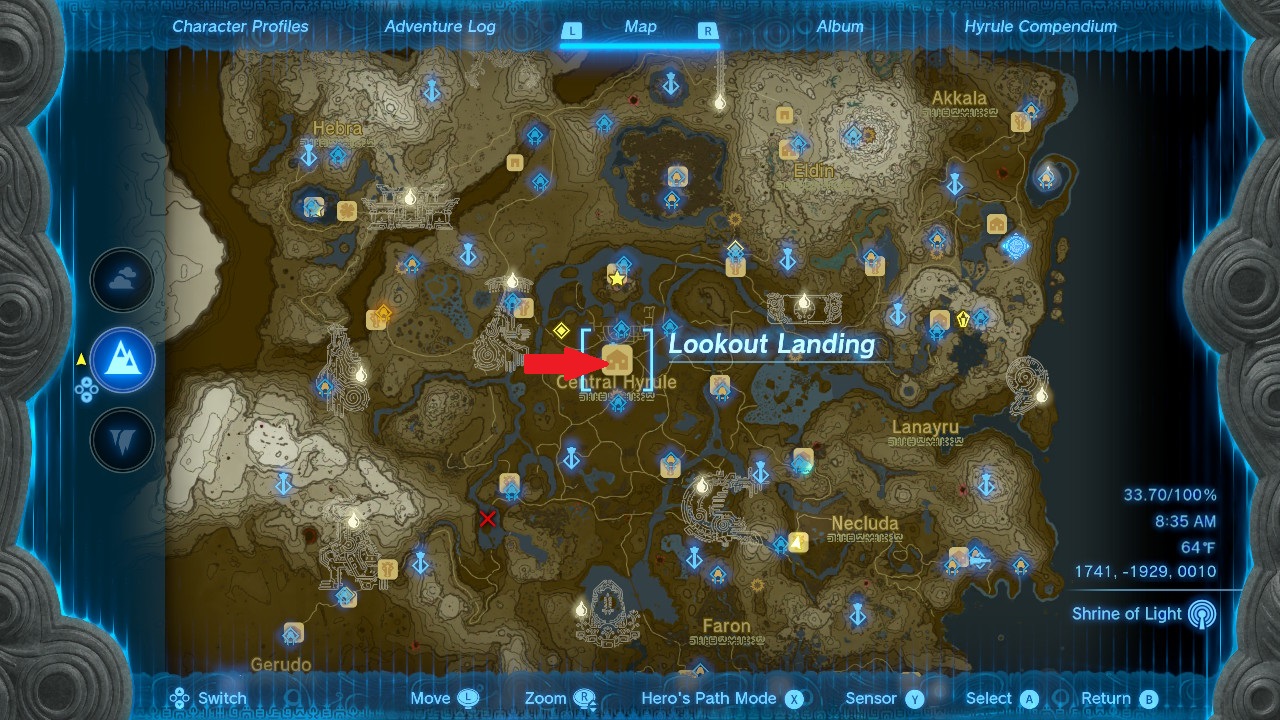 All stable locations for Tears of the Kingdom (Totk)