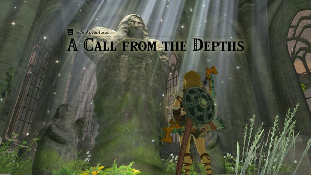 How to complete A Call from the Depths quest in Tears of the Kingdom