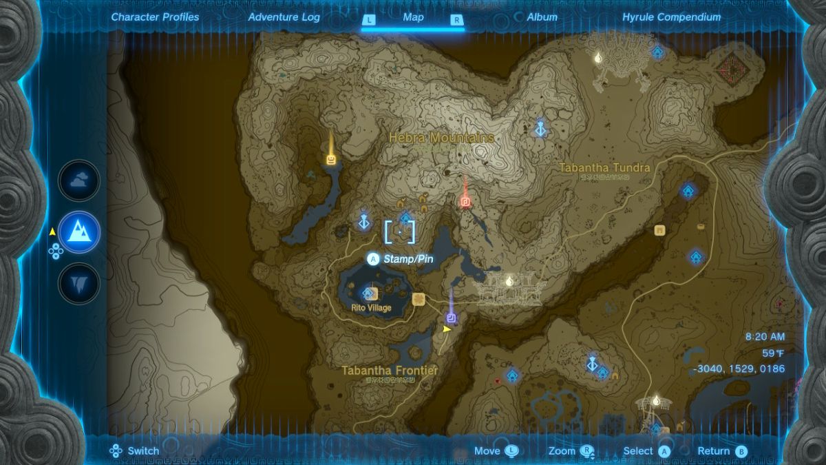 How to get the Frostbite armor set in Tears of the Kingdom