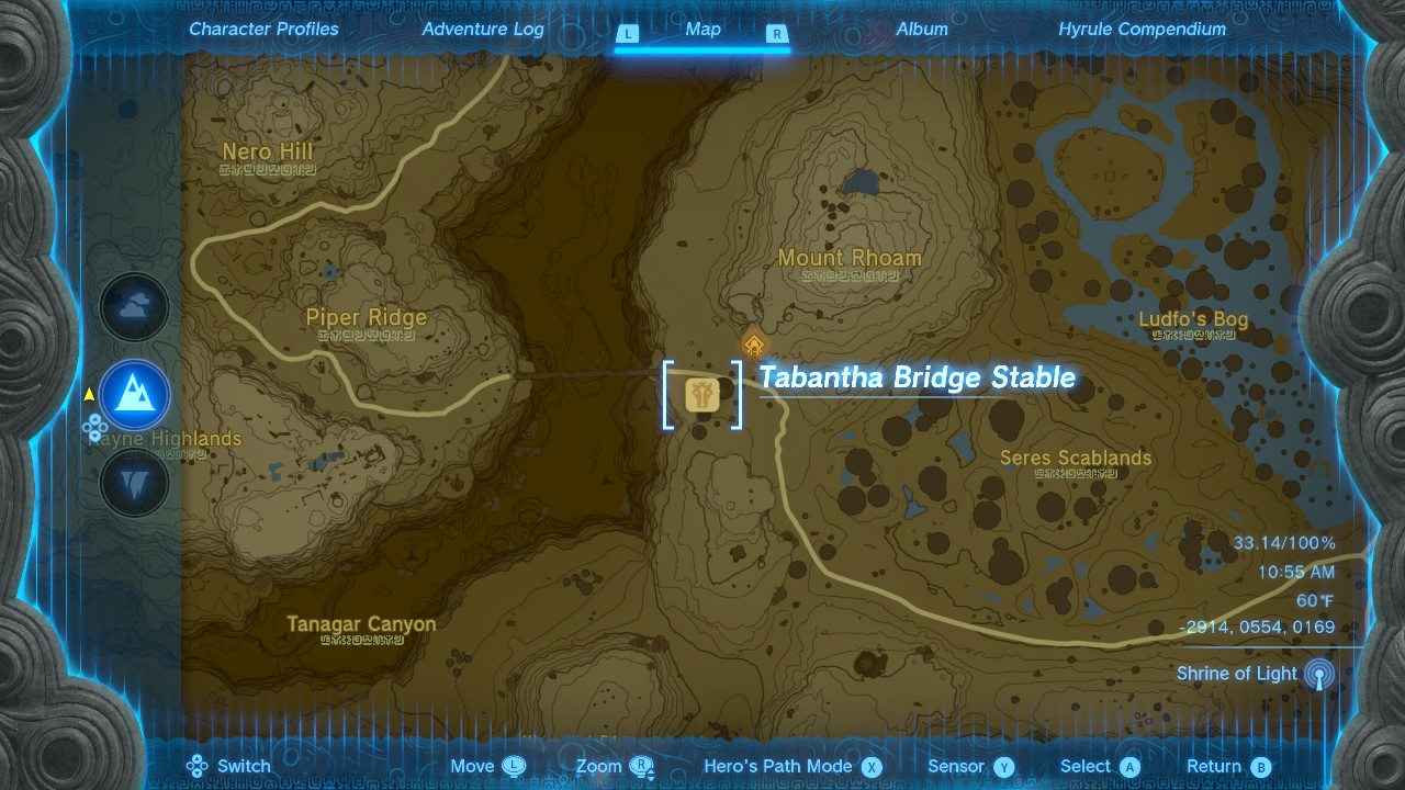 Tabantha Bridge Stable location & directions Tears of the Kingdom (Totk)
