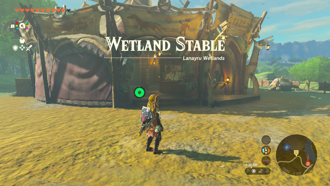 Wetland Stable location & directions Tears of the Kingdom (Totk)