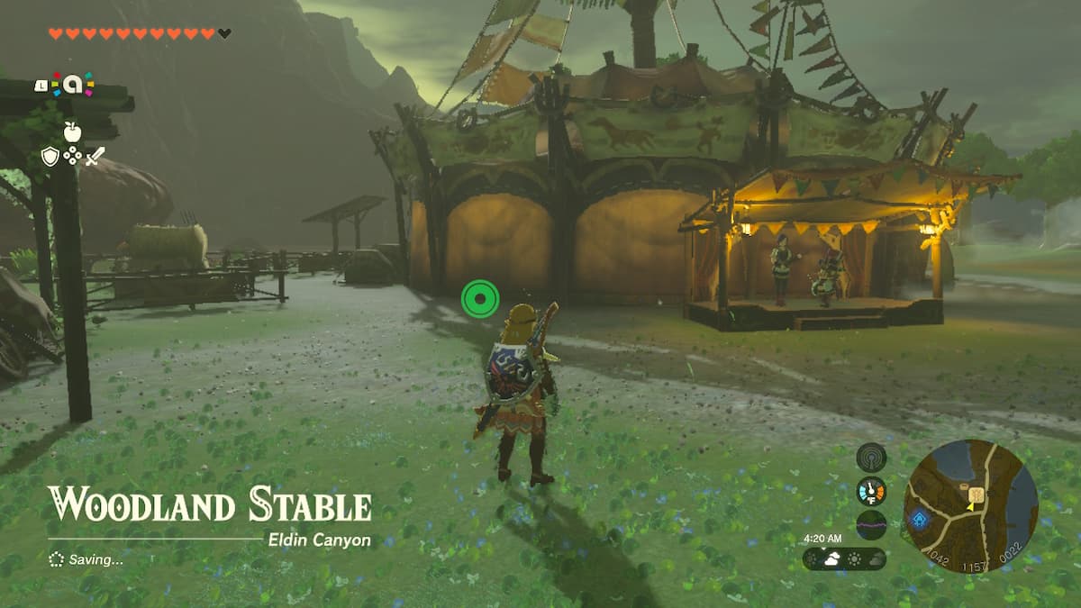 Woodland Stable location & directions Tears of the Kingdom (Totk)