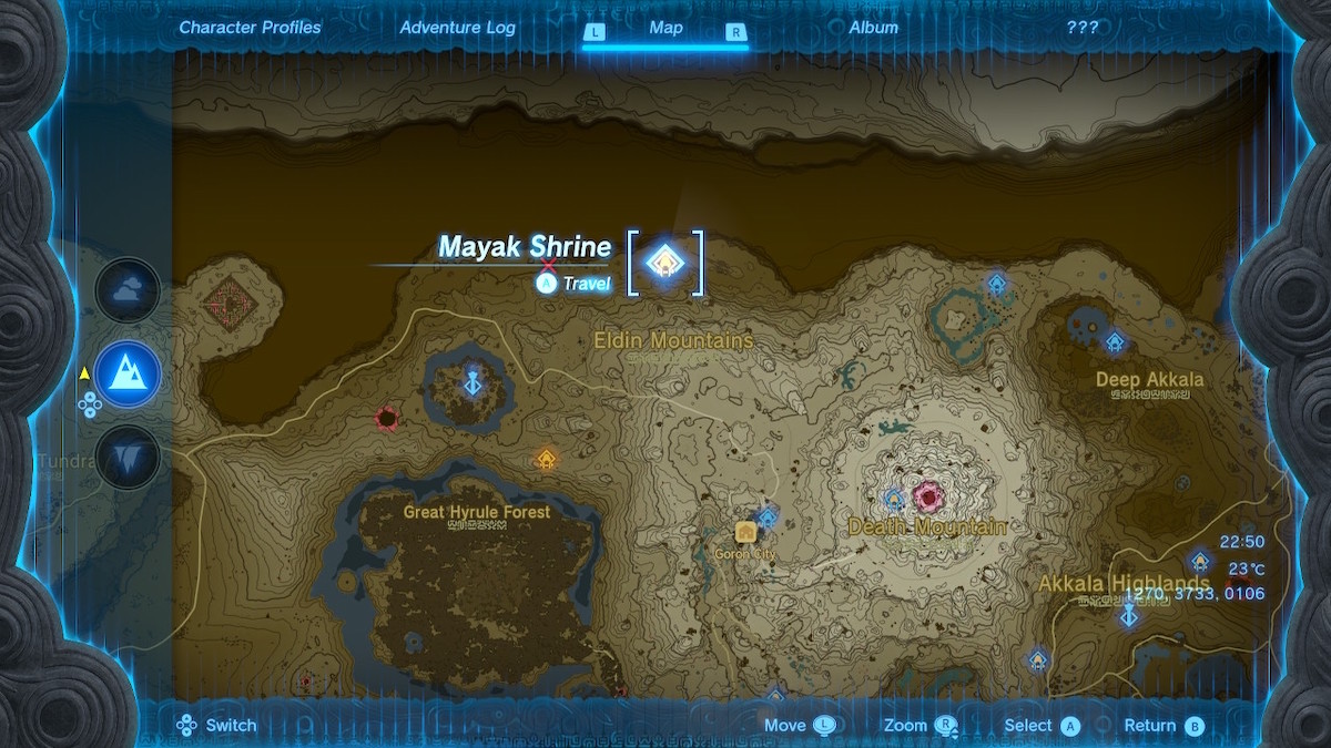 Mayak Shrine location and solution for Tears of the Kingdom (Totk)