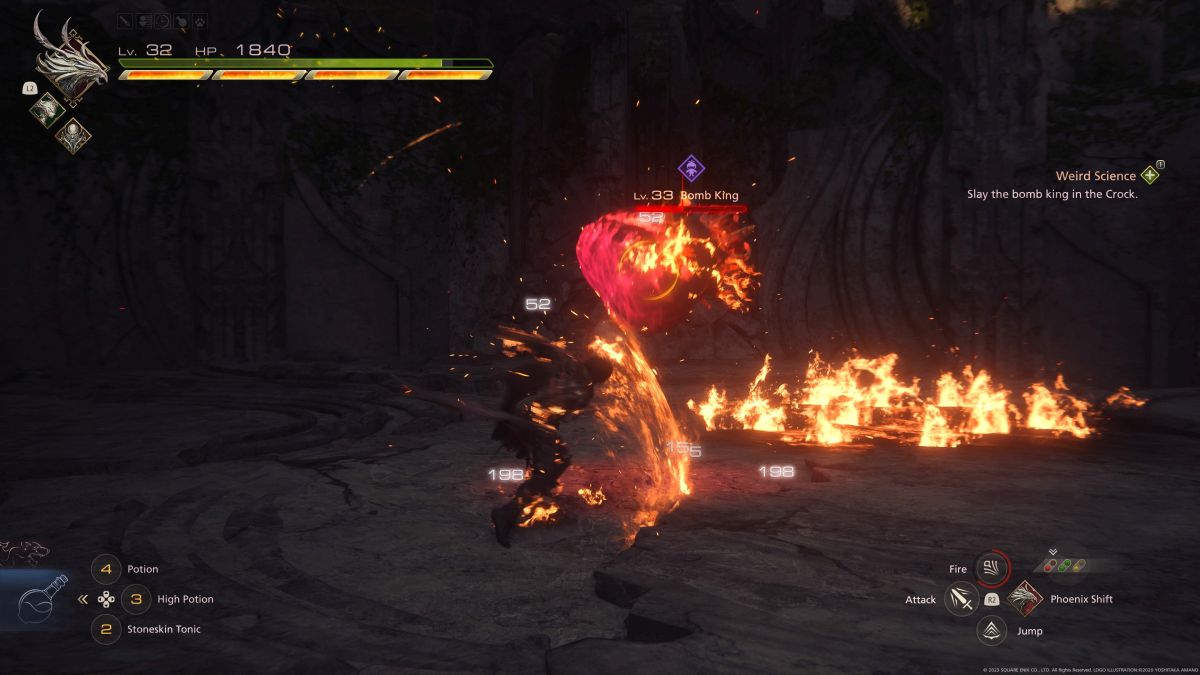 Final Fantasy XVI (FF16) Bomb King location & Hunt guide