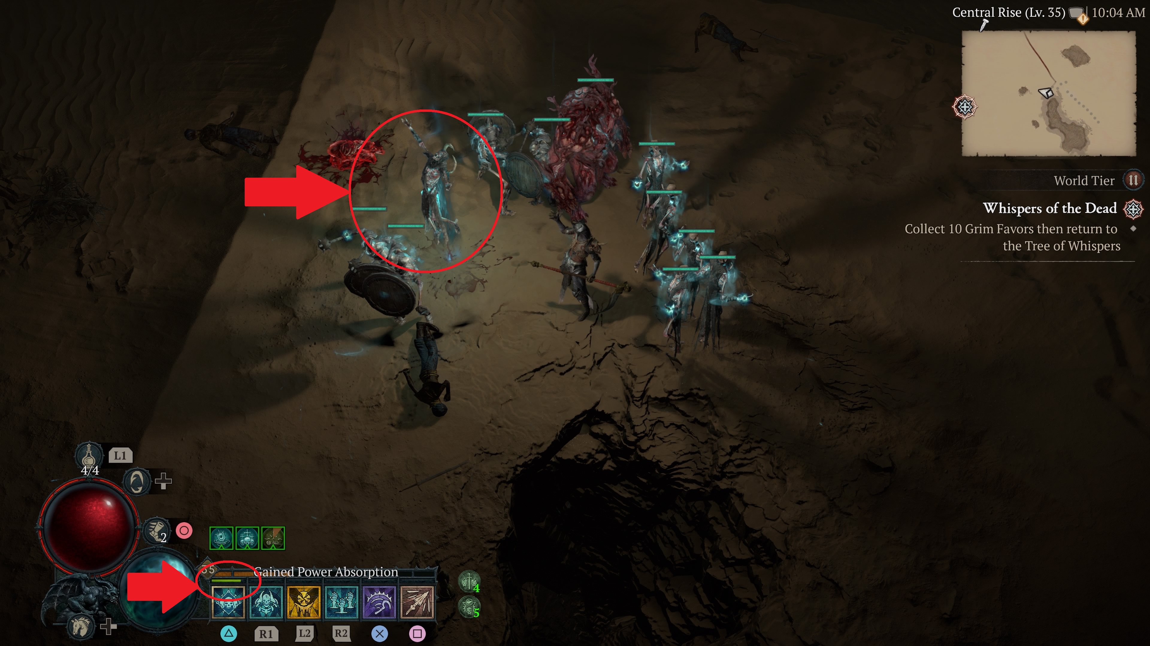 How to summon a Skeletal Priest with Necromancer in Diablo 4
