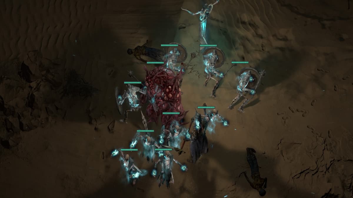 How to summon a Skeletal Priest with Necromancer in Diablo 4