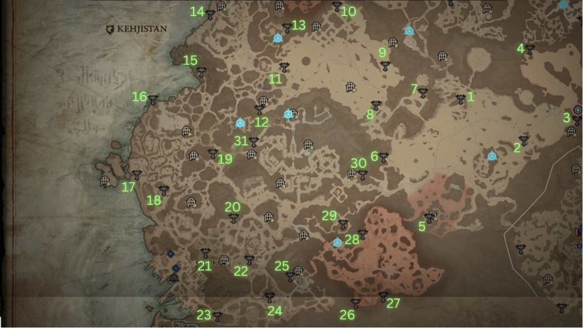All Diablo 4 Altar of Lilith locations in Kehjistan – Destructoid
