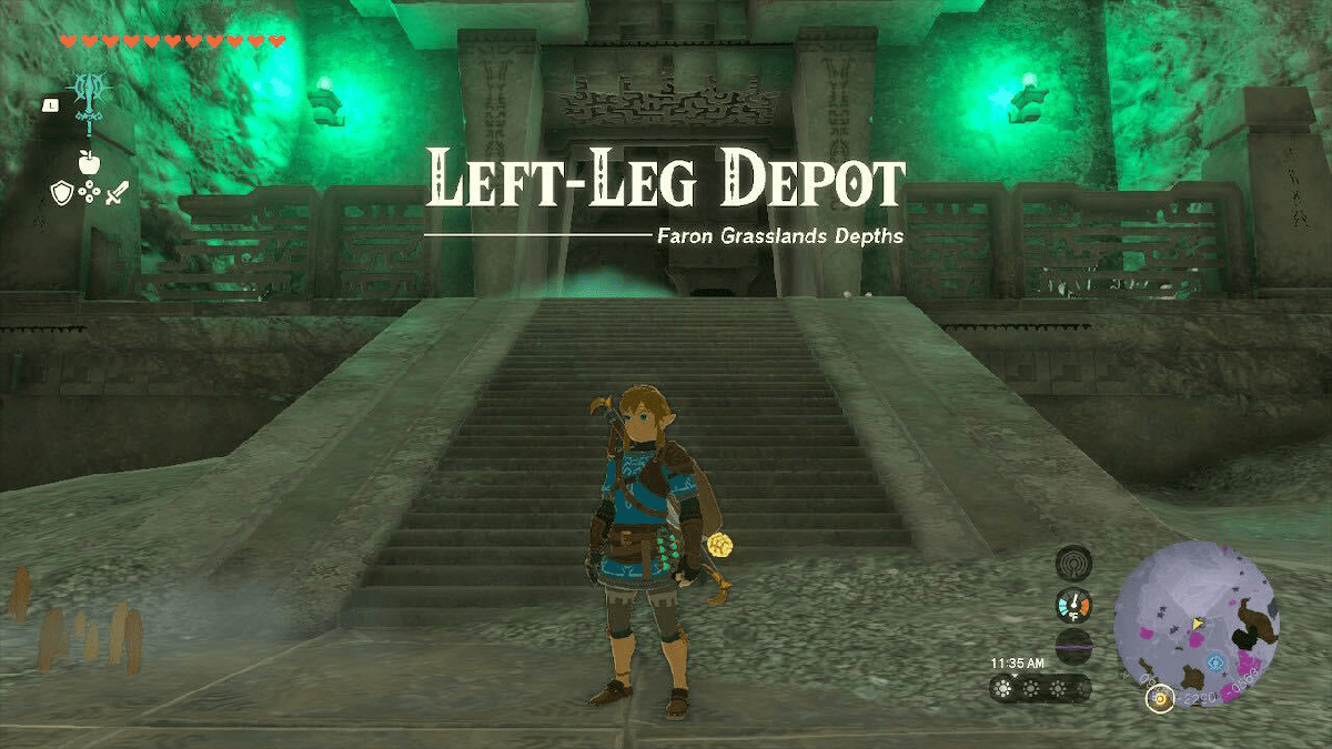 Left Leg Depot location & completion guide Tears of the Kingdom (TotK)