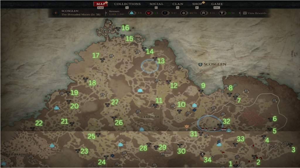 All Diablo 4 Altar of Lilith locations in Scosglen – Destructoid