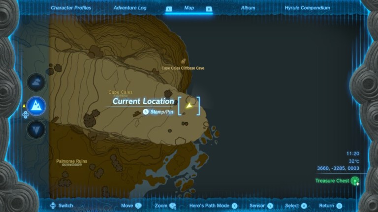 Cape Cales Cliffbase Cave location & directions Tears of the Kingdom ...