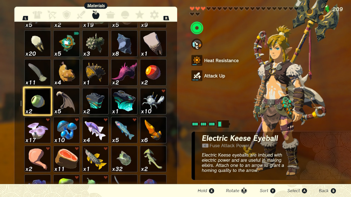 How to farm Keese Eyeballs in Tears of the Kingdom (TotK)