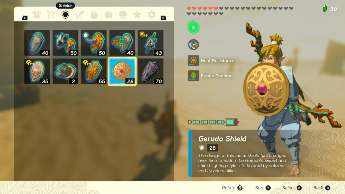 Where to find the Gerudo Shield & Gerudo Scimitar in Tears of the ...