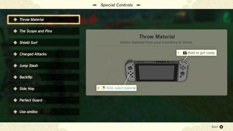 All special controls in Tears of the Kingdom (TotK) – Destructoid