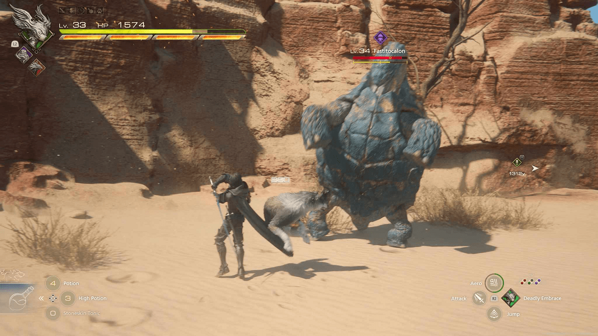 Final Fantasy XVI (FF16) Fastitocalon, A Hill to Die On location and ...