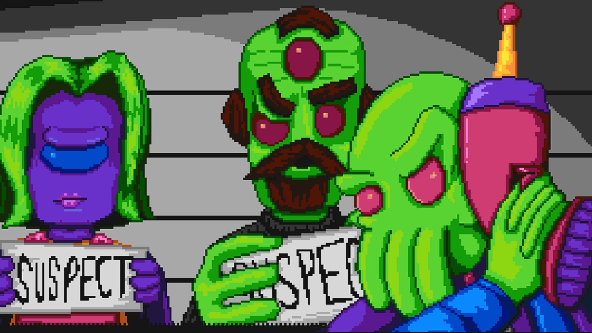 Sergeant Squidley: Space Cop lets you solve crime, find love, and follow your sax dreams