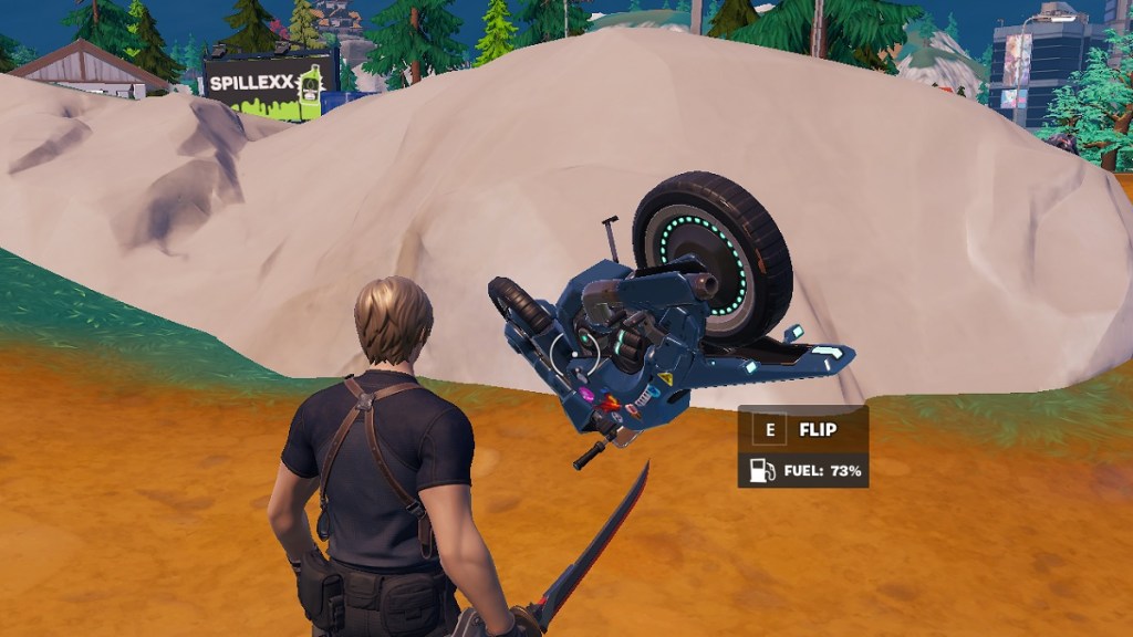 How to easily flip a vehicle in Fortnite