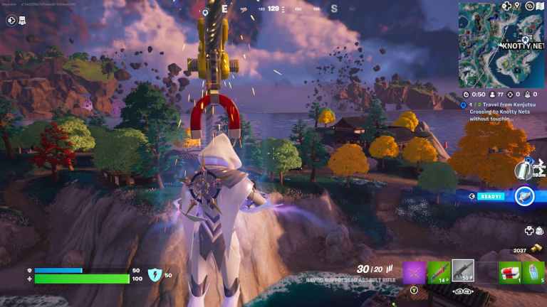 How to travel from Kenjutsu Crossing to Knotty Nets without touching ...