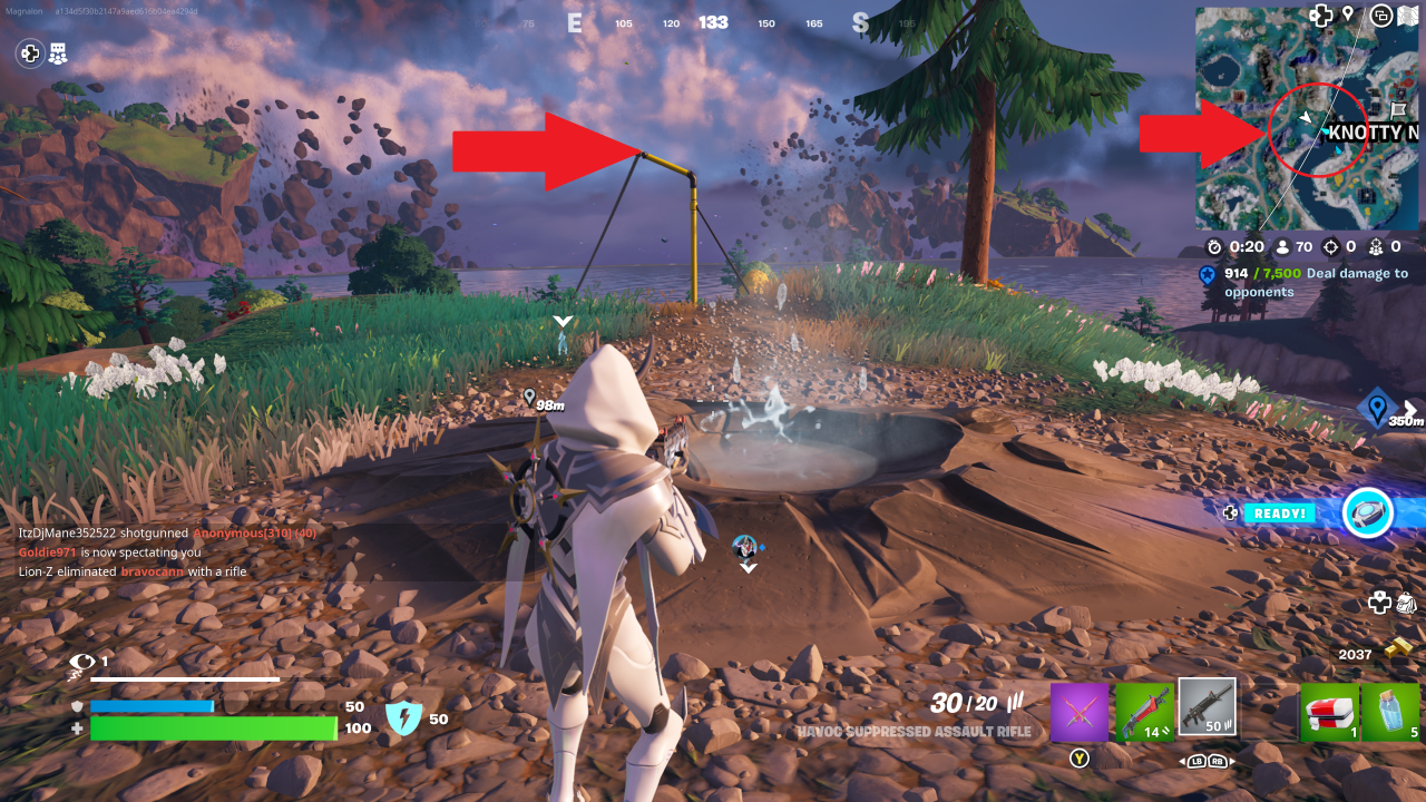 How to travel from Kenjutsu Crossing to Knotty Nets without touching ...