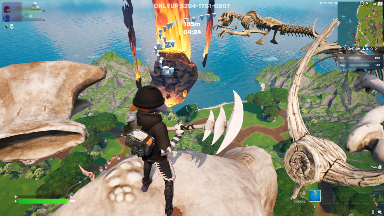 Best Fortnite Only Up! map codes