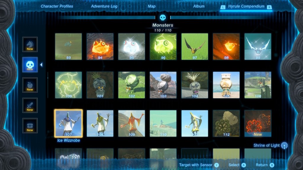 Compendium completion rewards Tears of the Kingdom (TotK) – Destructoid