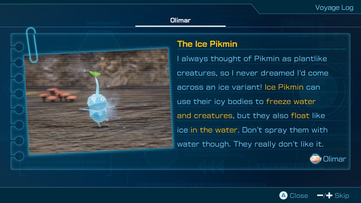 How to freeze water in Pikmin 4
