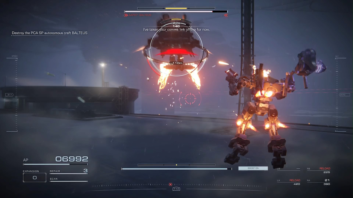 How to beat Balteus the Watchpoint boss in Armored Core 6 (AC6)