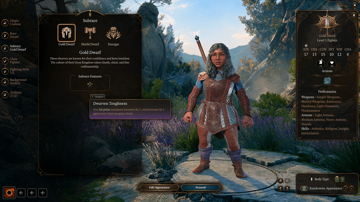 Best Races to choose for Eldritch Knight in Baldur's Gate 3
