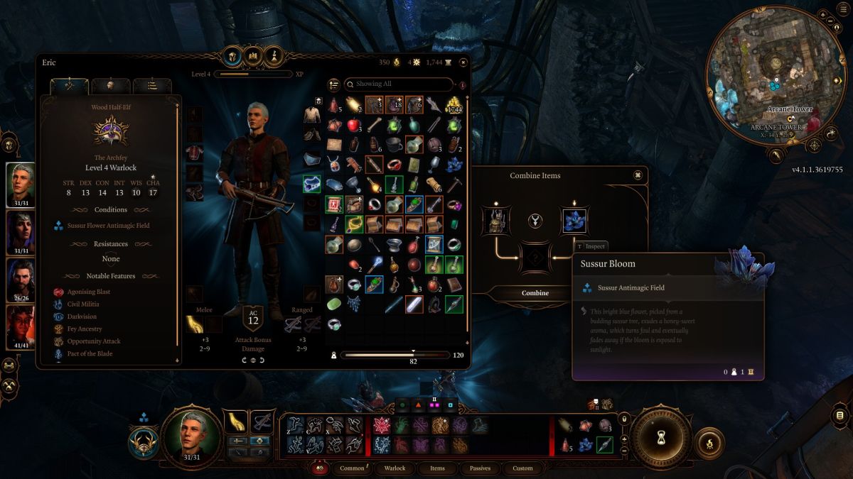 How to activate the Arcane Tower in Baldur's Gate 3