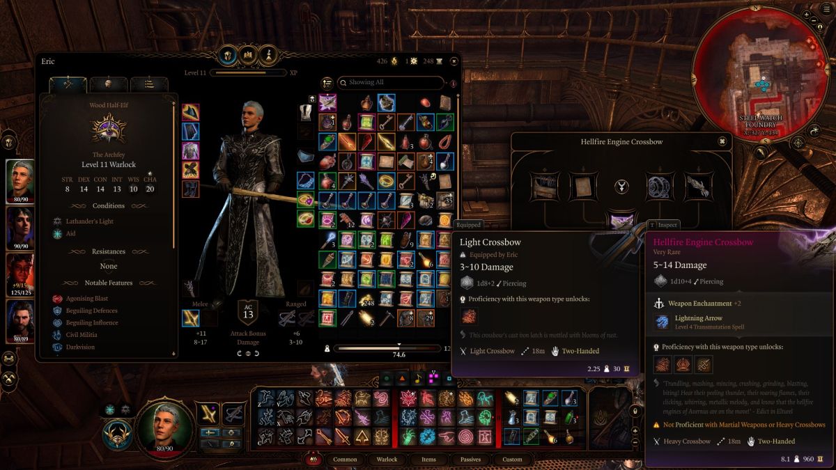 How to make the Hellfire Engine Crossbow in Baldur's Gate 3