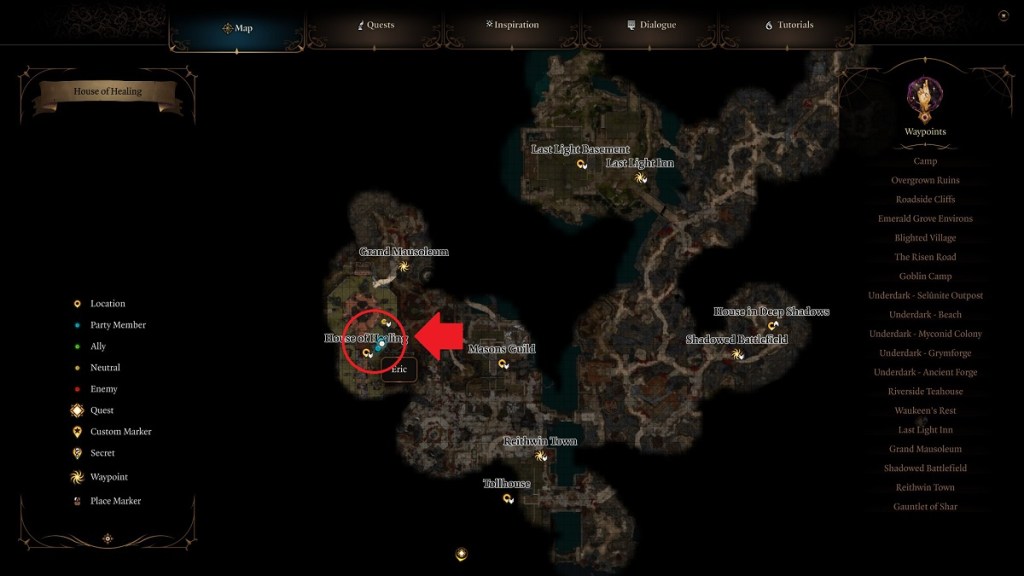 How to Wake up Art Cullagh in Baldur's Gate 3