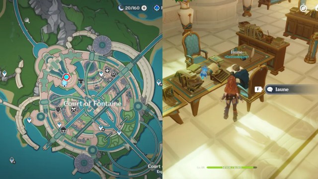 All Fontaine Reputation quest locations in Genshin Impact