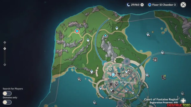 All Fontaine Reputation quest locations in Genshin Impact