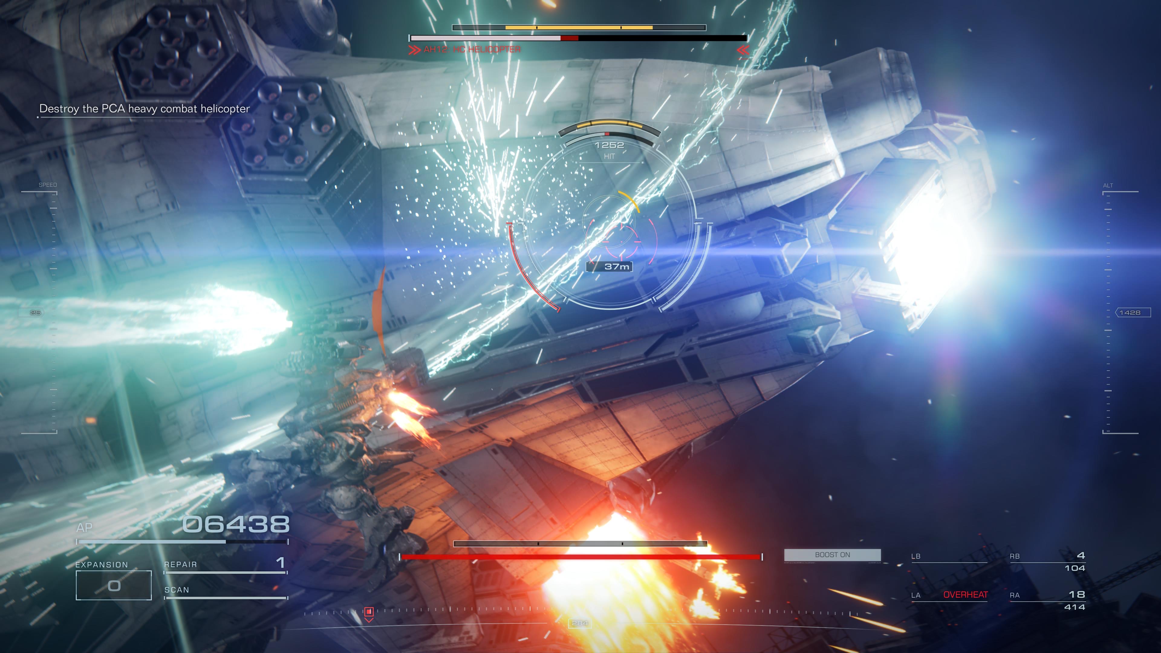 How to beat the first helicopter boss in Armored Core 6 (AC6)