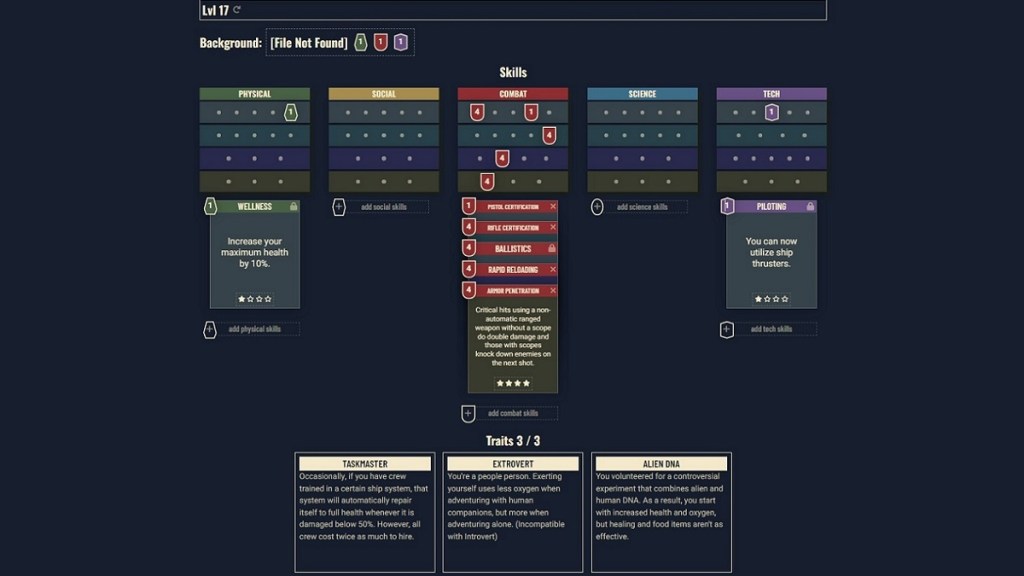 Unofficial Starfield character planner is now live