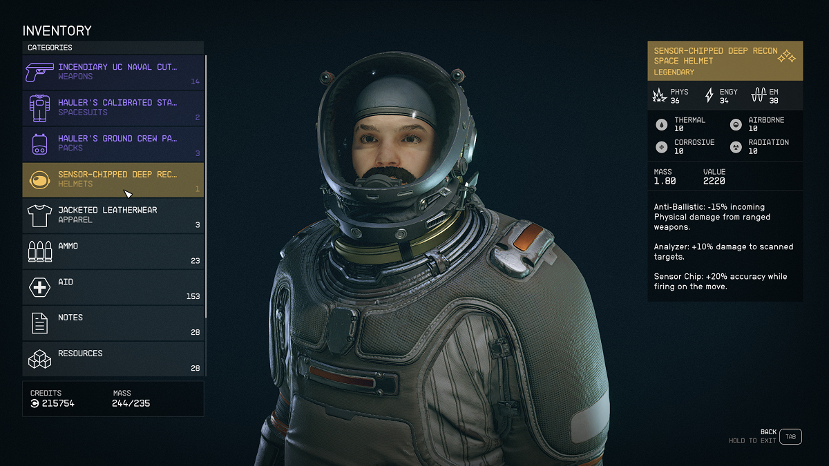 What are the four rarities of items in Starfield? All qualities explained