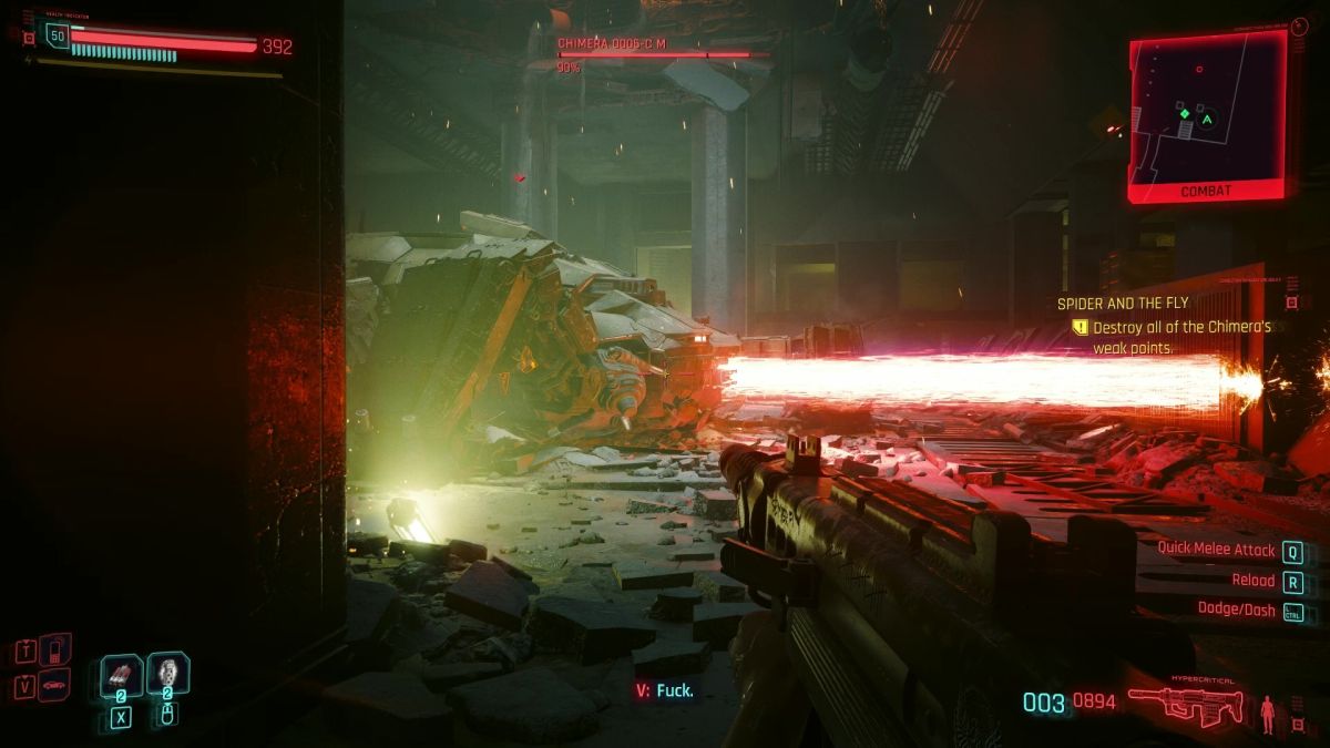 How to beat the Chimera in Cyberpunk 2077 Phantom Liberty