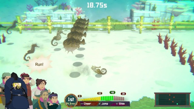 How to race seahorses in Dave the Diver