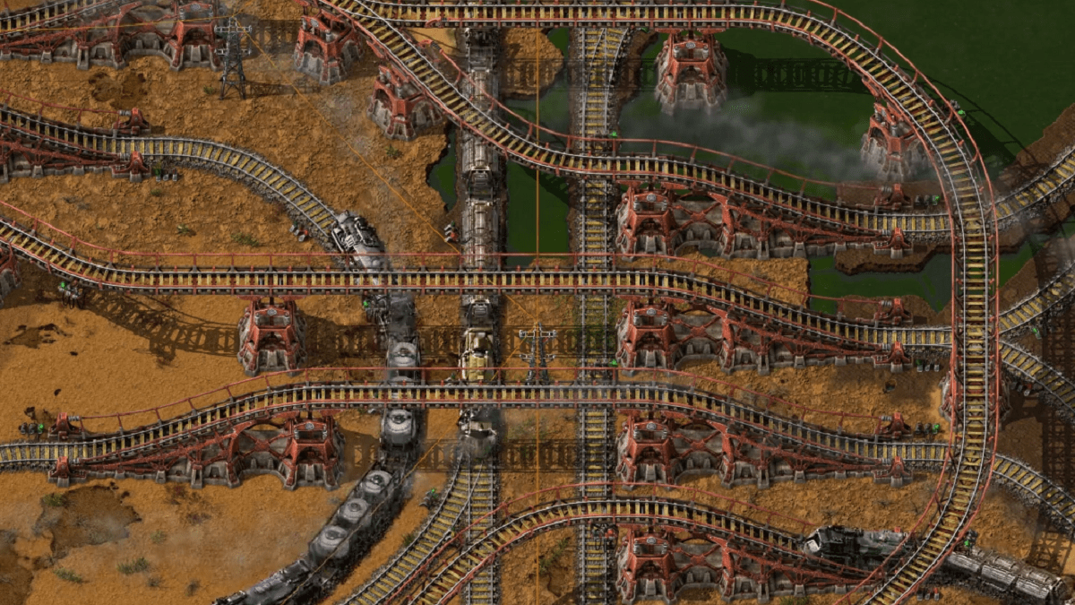 Factorio: Space Age brings many improvements to trains and rails ...