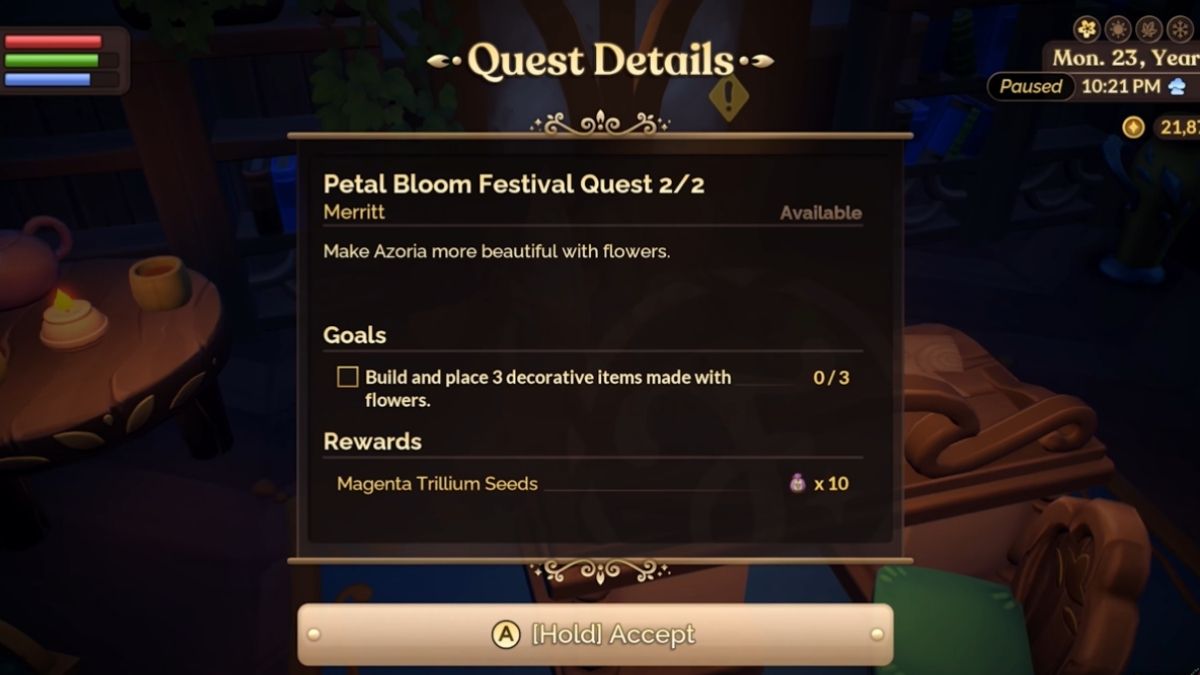 How to make flower decorative items in Fae Farm