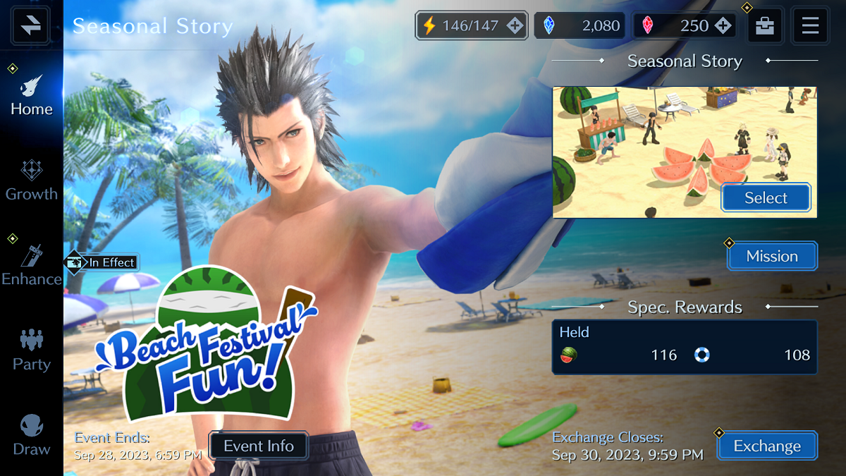 Final Fantasy 7: Ever Crisis Beach Festival event guide – Destructoid