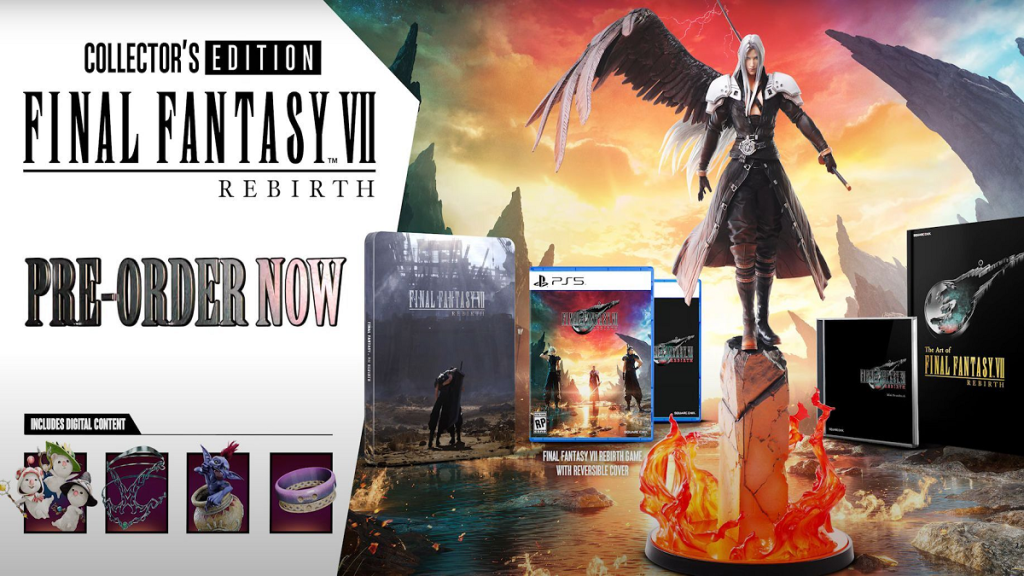 Final Fantasy VII: Rebirth collector's edition has a cool Sephiroth ...
