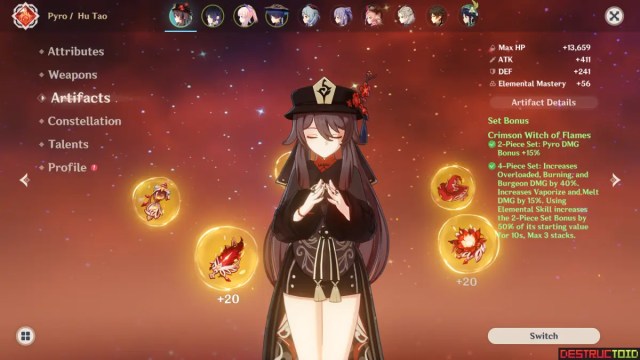 Best Hu Tao Builds, Weapons, and Teams in Genshin Impact – Destructoid