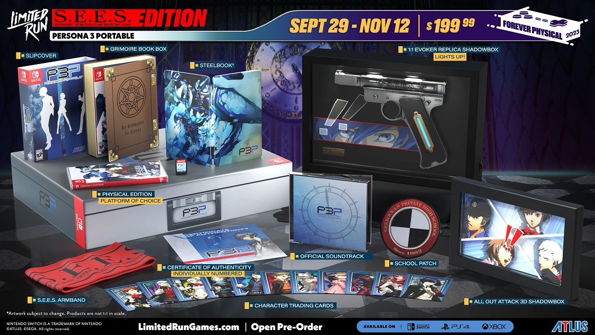 Persona 3 Portable is getting a really nice Limited Run edition that ...