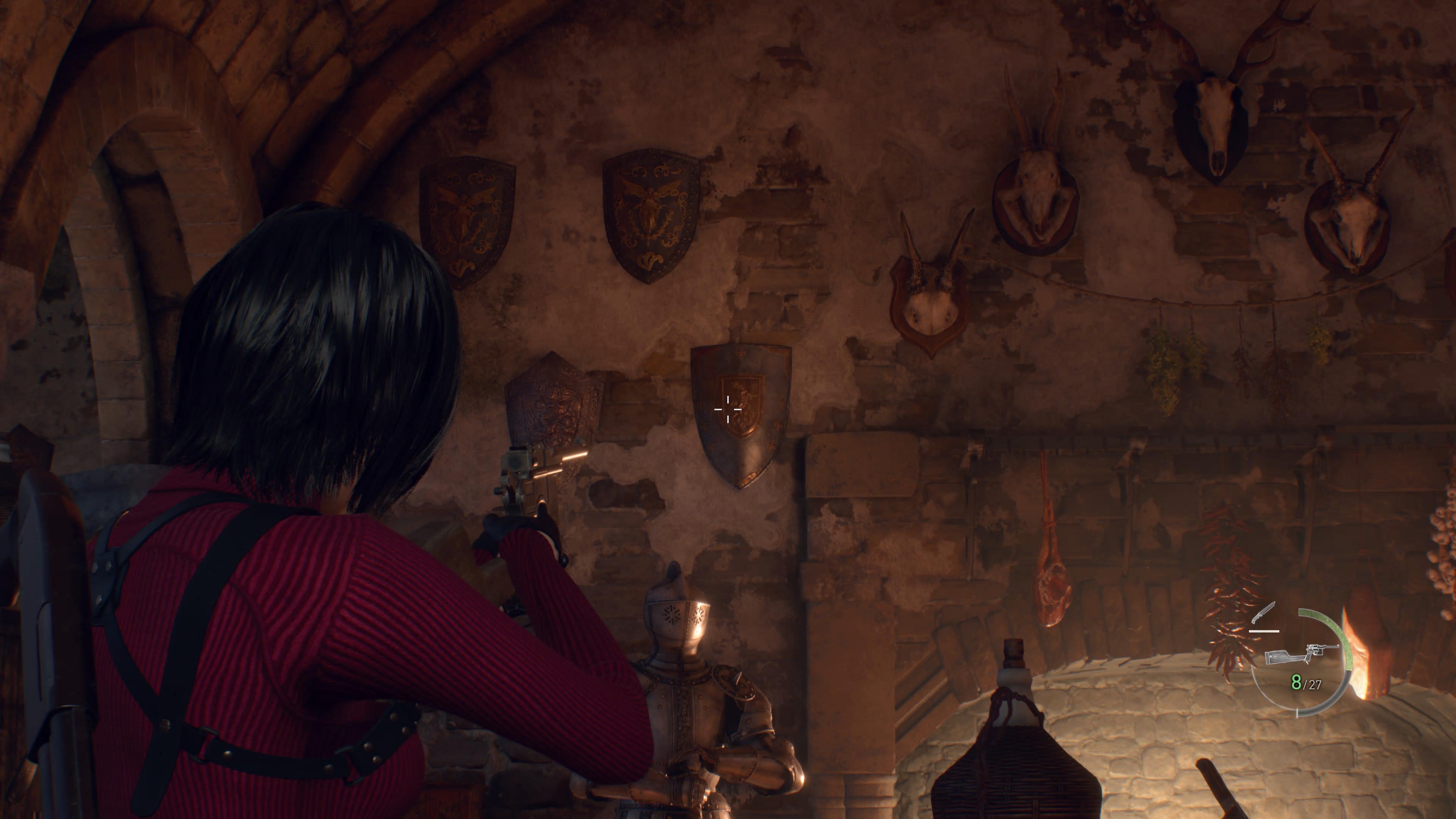 RE4 Separate Ways DLC: How to solve the castle shield puzzle