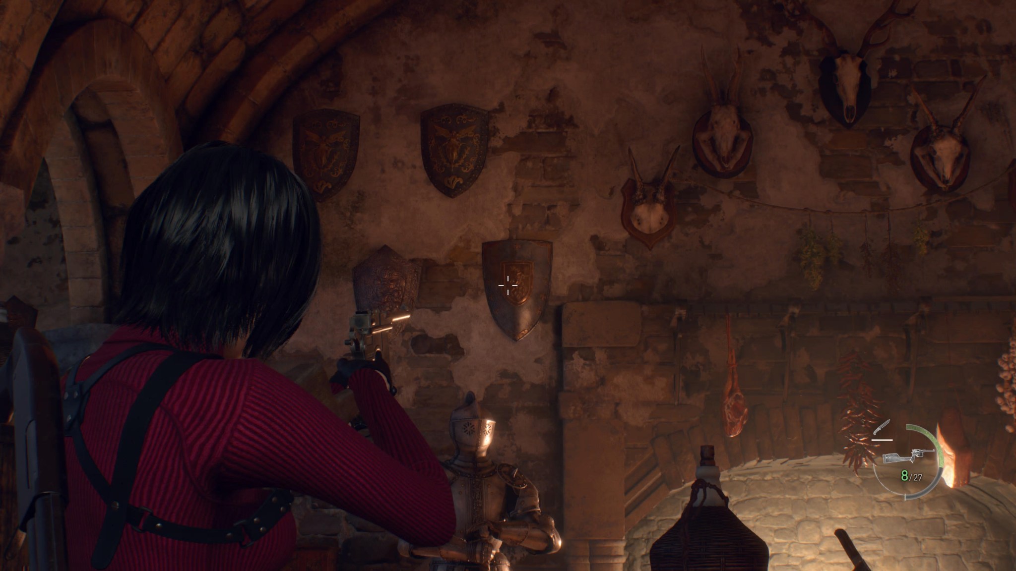 RE4 Separate Ways DLC: How to solve the castle shield puzzle