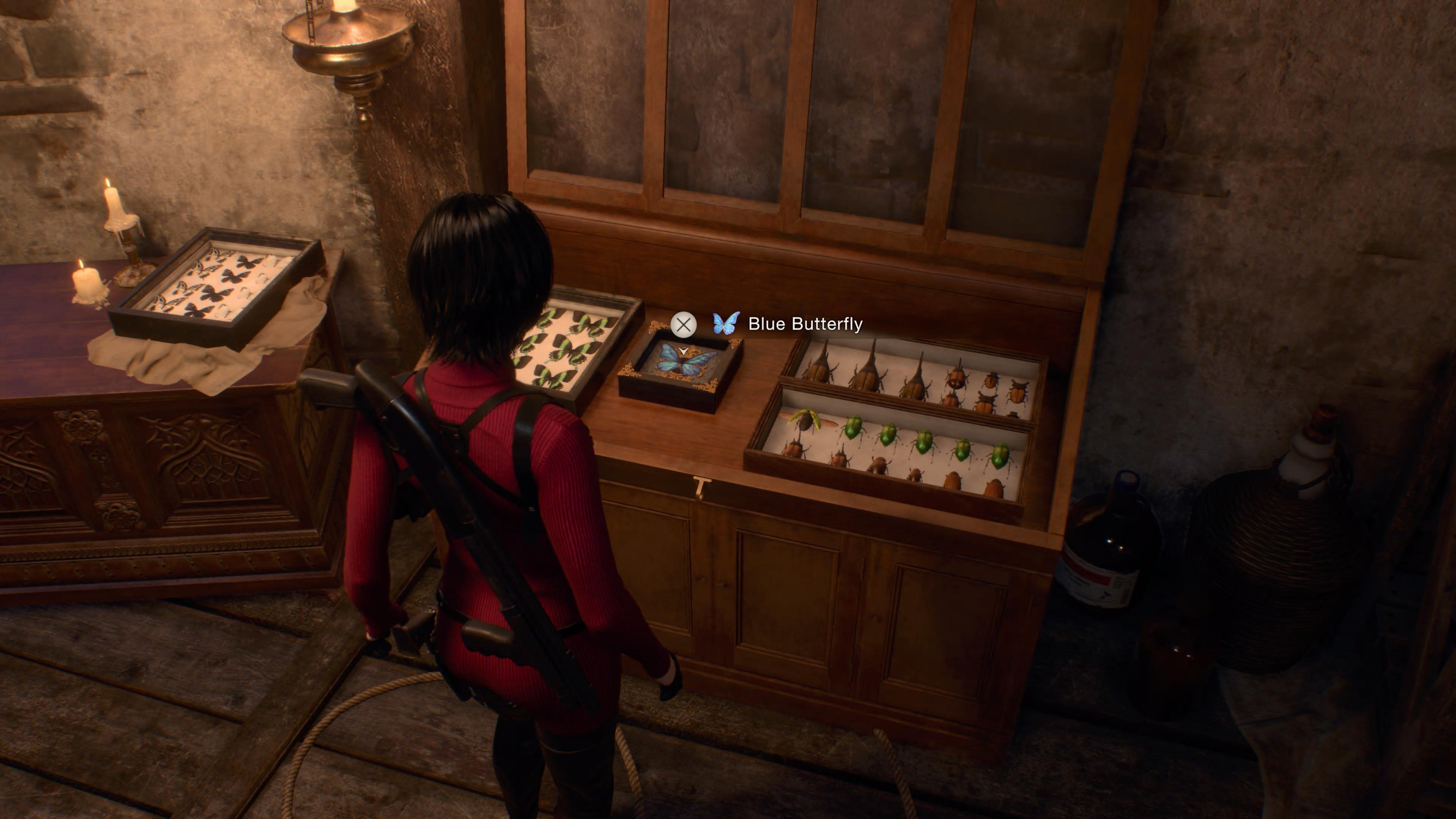 RE4 Separate Ways DLC: How to solve the collection room lock puzzle